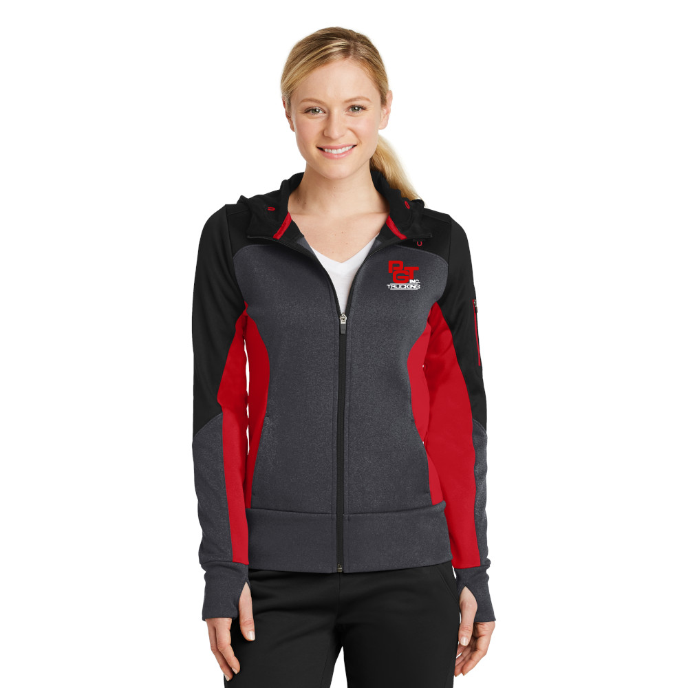 Ladies Sport-Tek Tech Fleece Full Zip Hooded Jacket – PGT Trucking ...